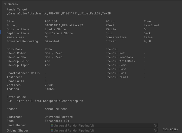 Unity学习记录使用frame Debuggerunity Framedebugger Csdn博客