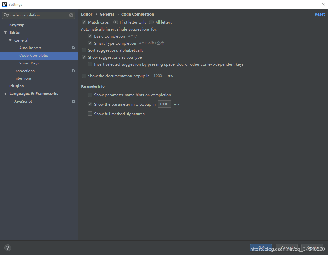 设置IDEA提示忽略大小写_first letter only-CSDN博客
