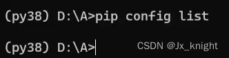 pip config list无任何输出_pip config list为空-CSDN博客