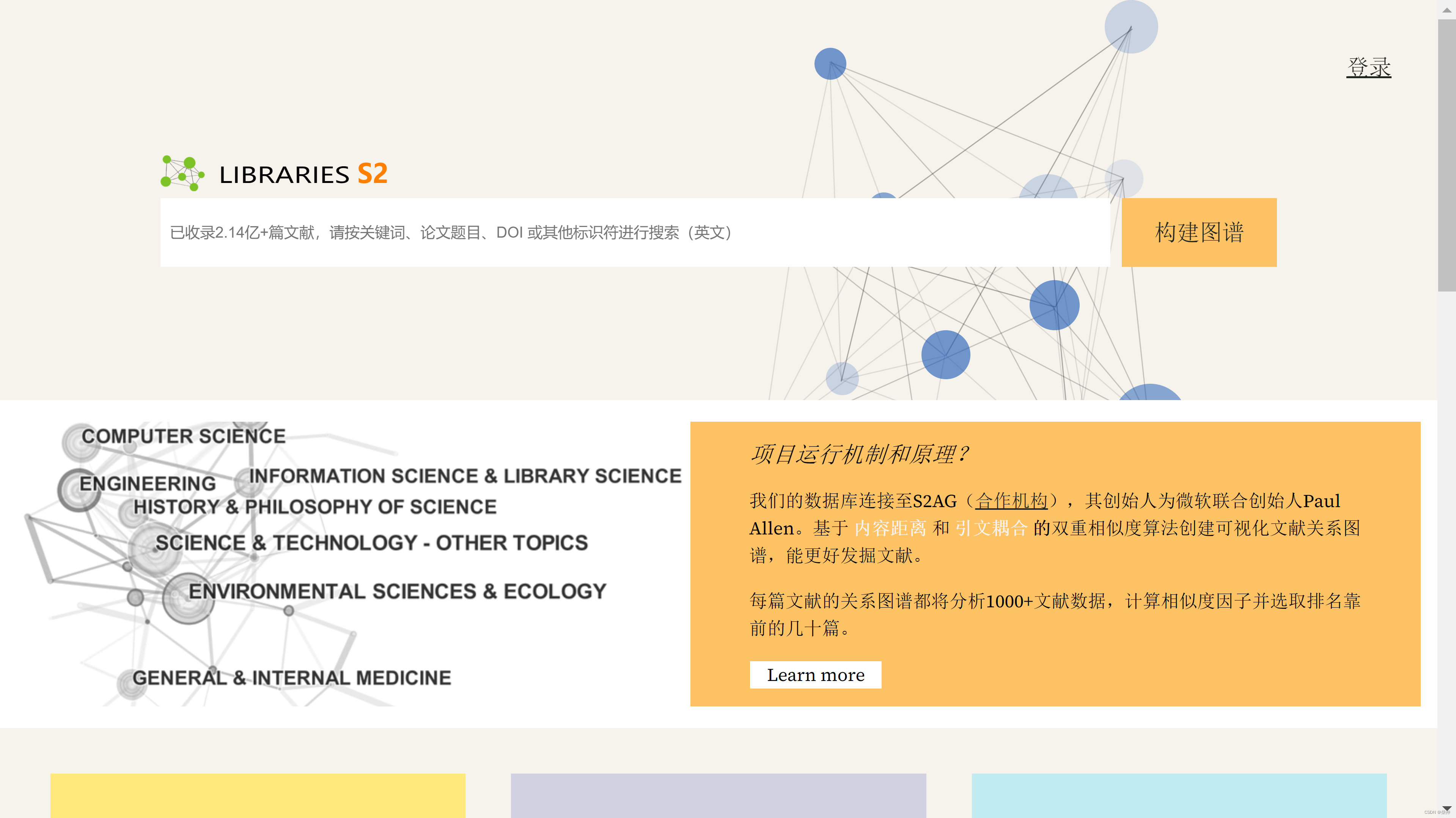 一个类似connectedpapers的文献知识图谱神器：Libraries S2-CSDN博客