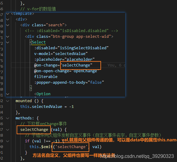 Vue子组件向父组件传值 方法二（$emit）_vue2 this.$emit("update:modelvalue", this.nodeconf-CSDN博客