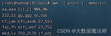 shell编程-awk命令详解（超详细）-CSDN博客
