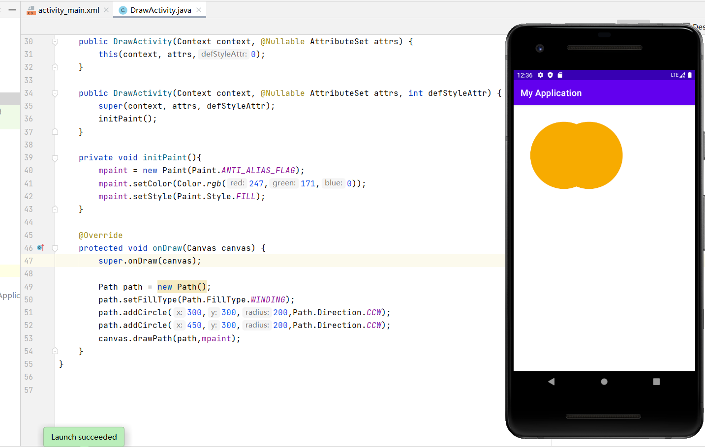 手把手教学：自定义View——Path设置填充方式_filltype-CSDN博客