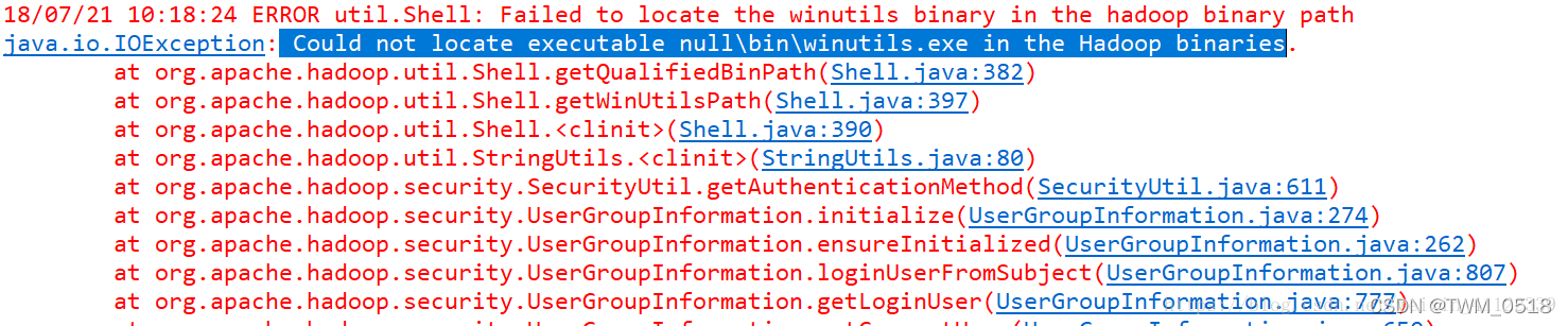 Hadoop【FAQ01】01：Could not locate executable null\bin\winutils.exe in the Hadoop binaries._大数据工程师 ...