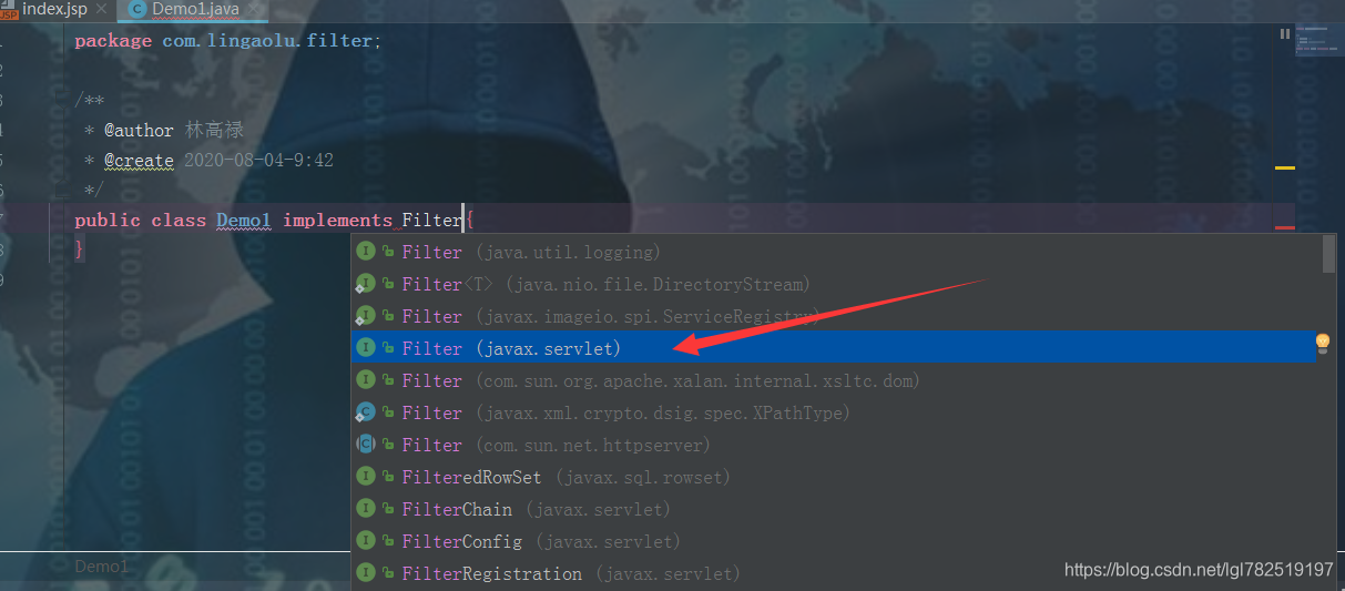 Filter过滤器的例子与注解配置_java的filter加自定义注解实行过滤-CSDN博客