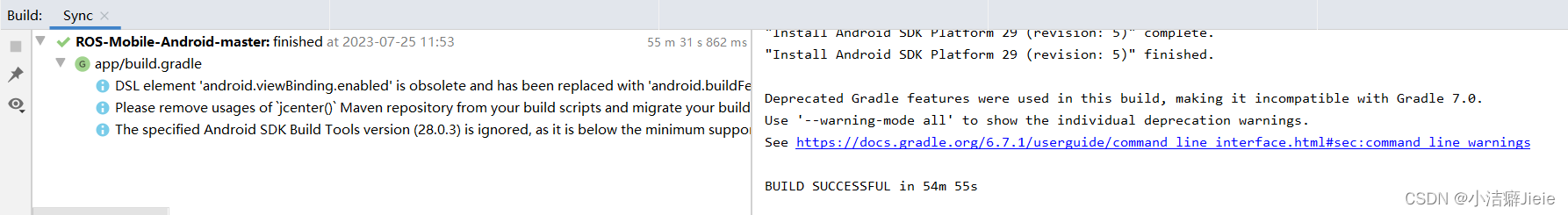 android app控制ros机器人二_a problem occurred evaluating root project 'rosand-CSDN博客