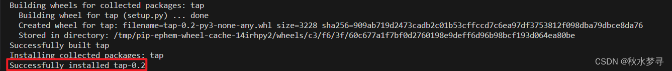 ImportError: cannot import name ‘Tap‘ from ‘tap‘_from tap import tap-CSDN博客