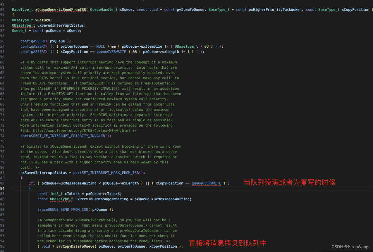 FreeRtos Queue（五）_xqueuegenericsendfromisr-CSDN博客