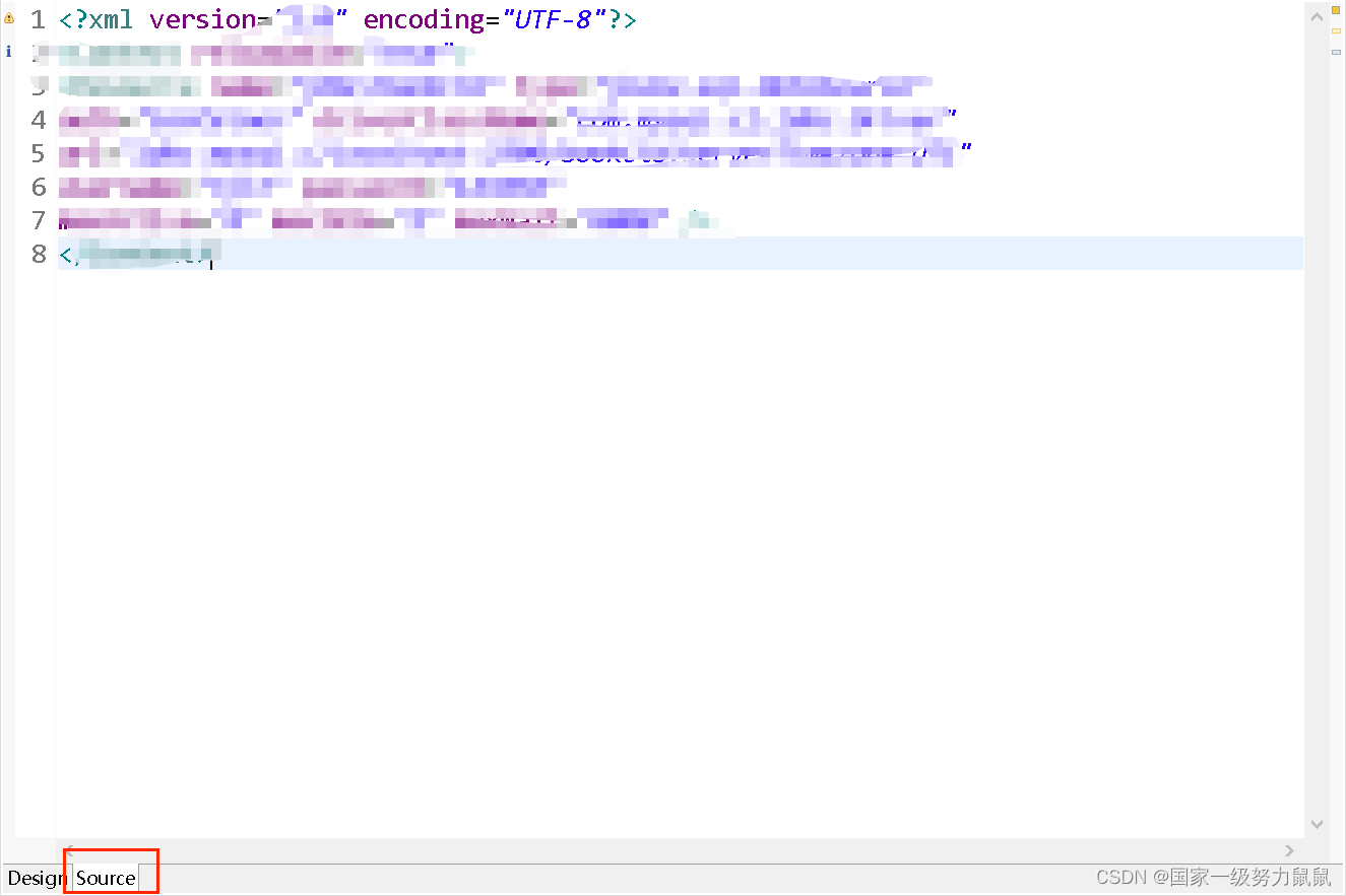 eclipse编写xml文件如何进入源码模式_eclipse的xml文件怎么以代码形式-CSDN博客