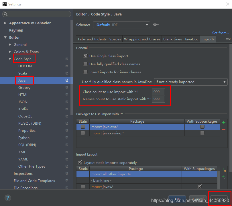 IDEA设置import类时单个引入，不自动import *_idea single class import-CSDN博客