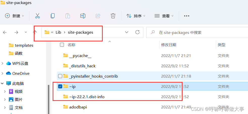 WARNING: Ignoring invalid distribution ip的解决方案_pycharm 创建requirements ...