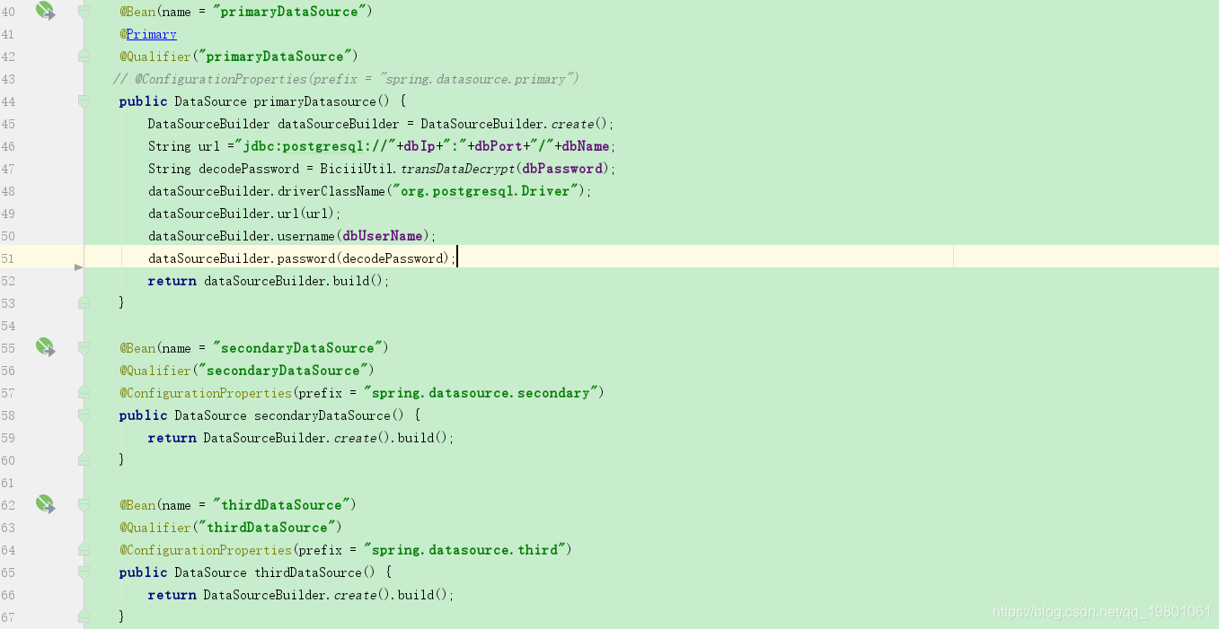 Springboot多数据源配置springboot三个数据源 Csdn博客