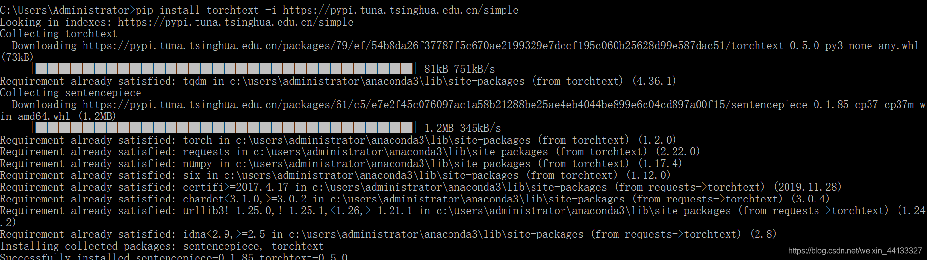 解决torchtext安装难题-CSDN博客