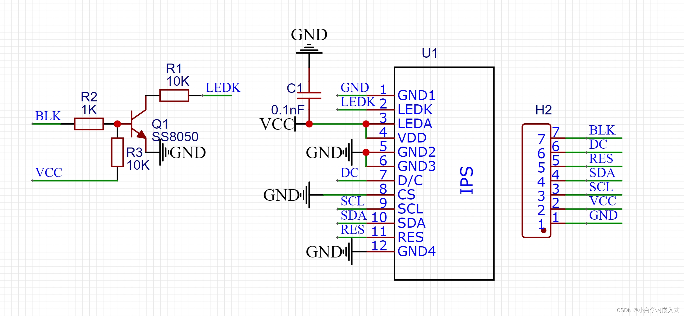 让你学会写ST7735s驱动LCD程序（SPI）-CSDN博客