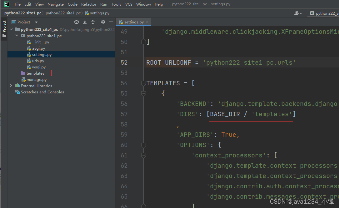 一周学会Django5 Python Web开发-Django5创建项目(用PyCharm工具)_django5.0教学-CSDN博客