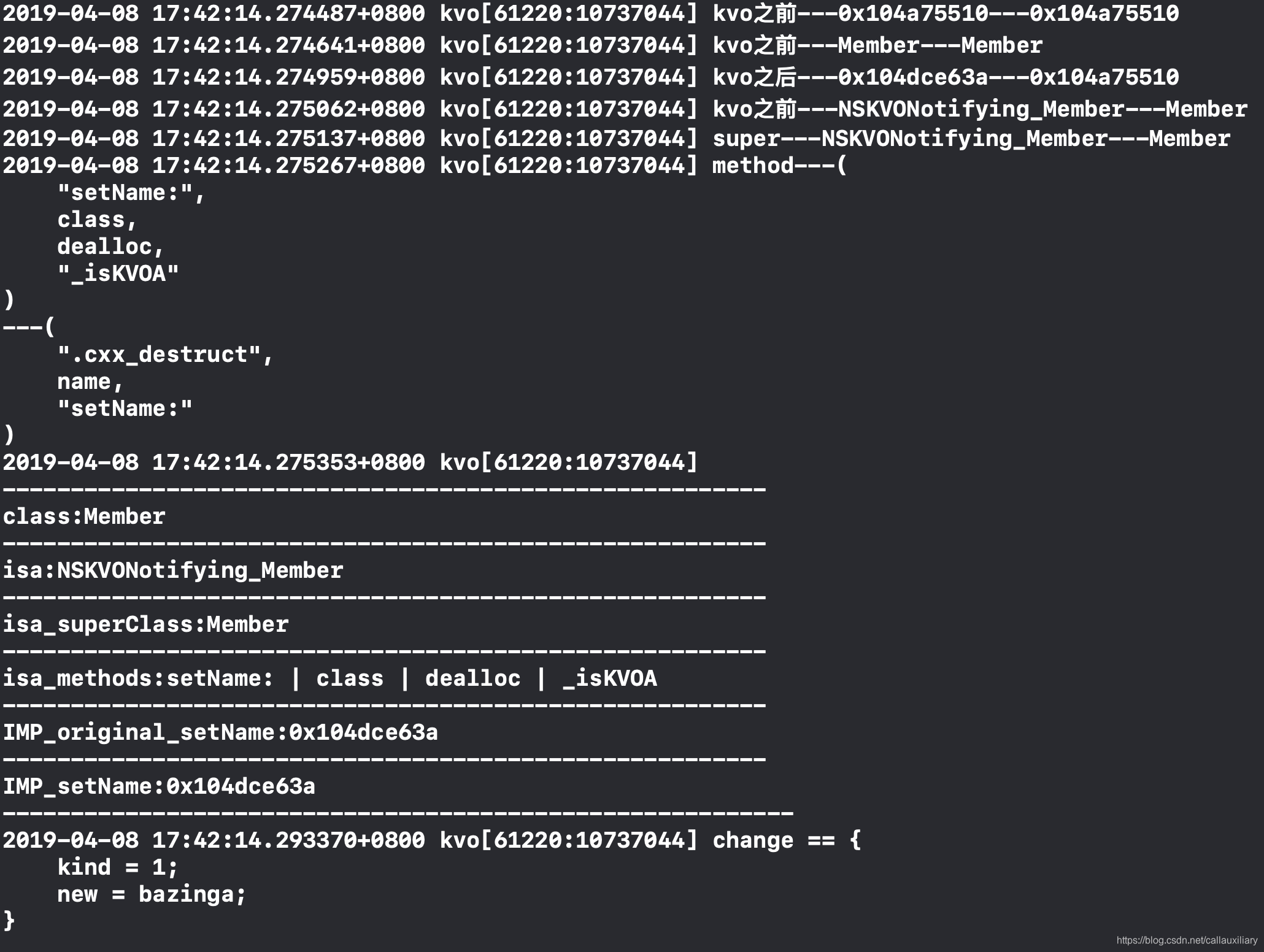 iOS 深入理解KVO底层实现原理_ios kvo为什么要生成一个中间类-CSDN博客