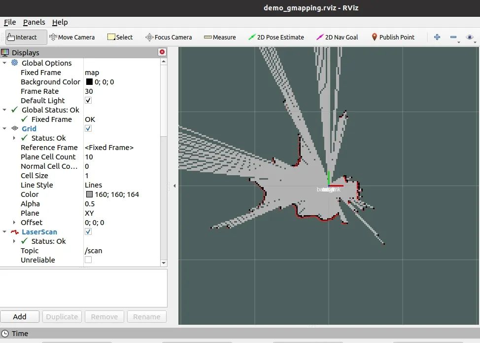 无里程计仅使用激光雷达建图（GMapping算法）-CSDN博客