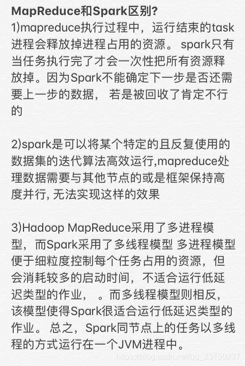 Spark与MapReduce的区别_mapreduce和spark区别-CSDN博客