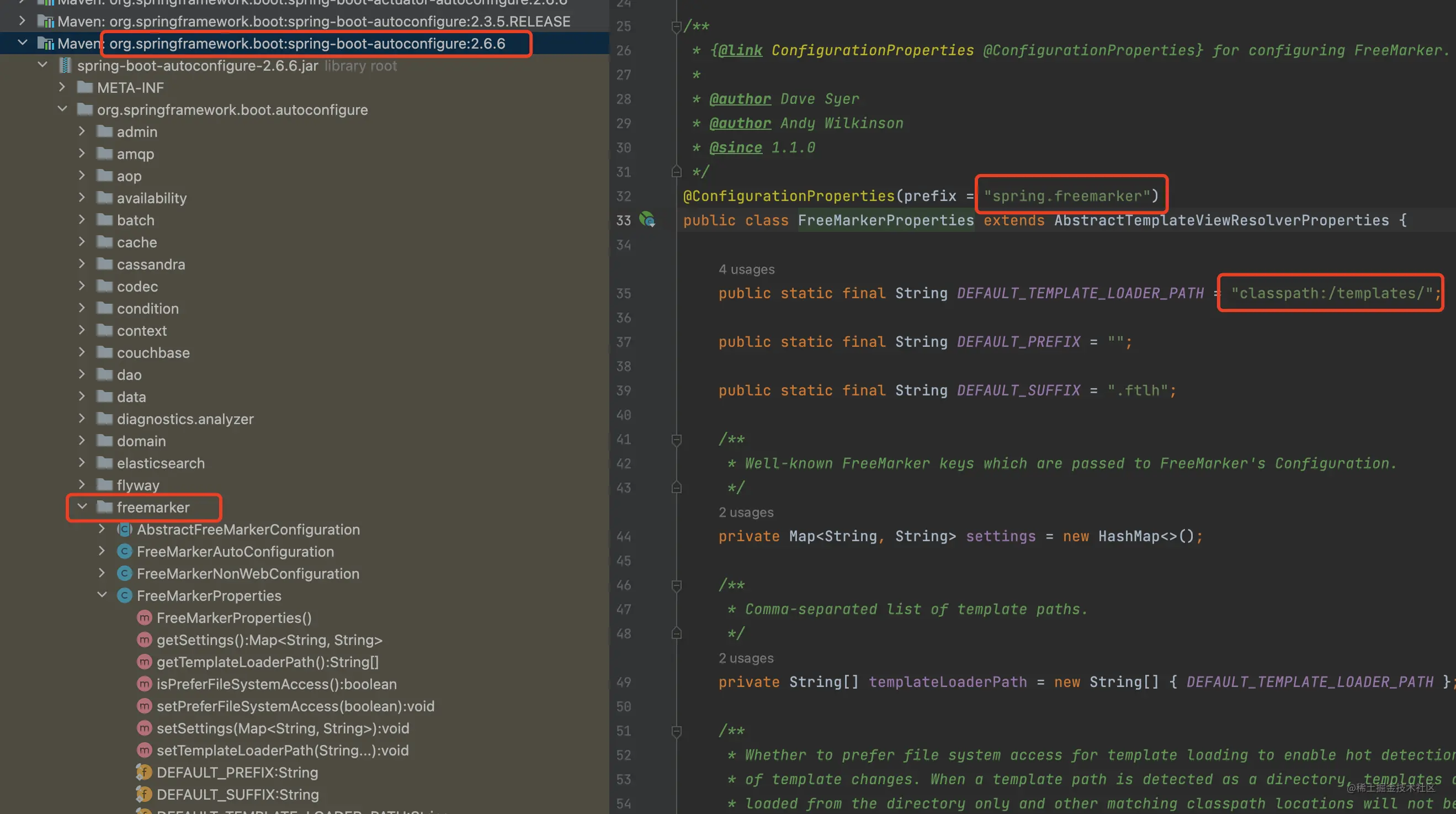 SpringBoot中配置freemarker忽略自动配置_springboot 禁用freemarker-CSDN博客