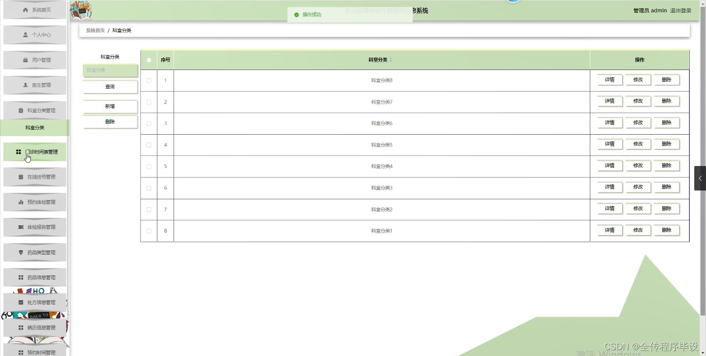Java计算机毕业设计居民健康和慢性病管理信息系统（开题源码论文）基于java的慢病管理系统的研究结果和展望 Csdn博客