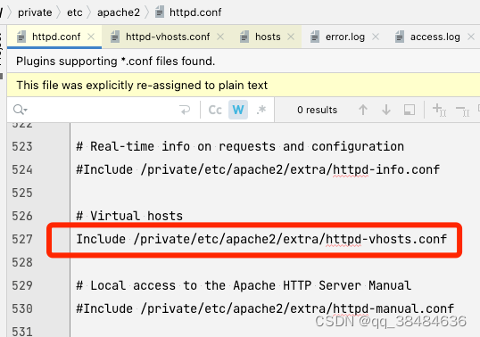 Mac Apache 配置域名 映射本地目录_mac apache 配置 站点目录-CSDN博客