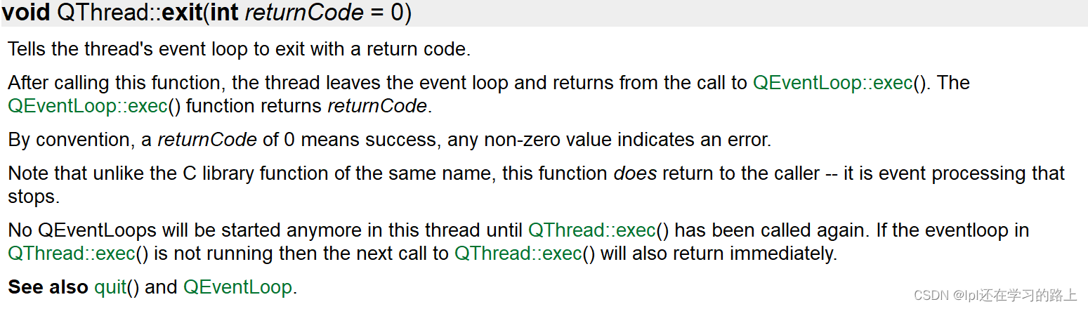 学习QThread类_qthread exec-CSDN博客