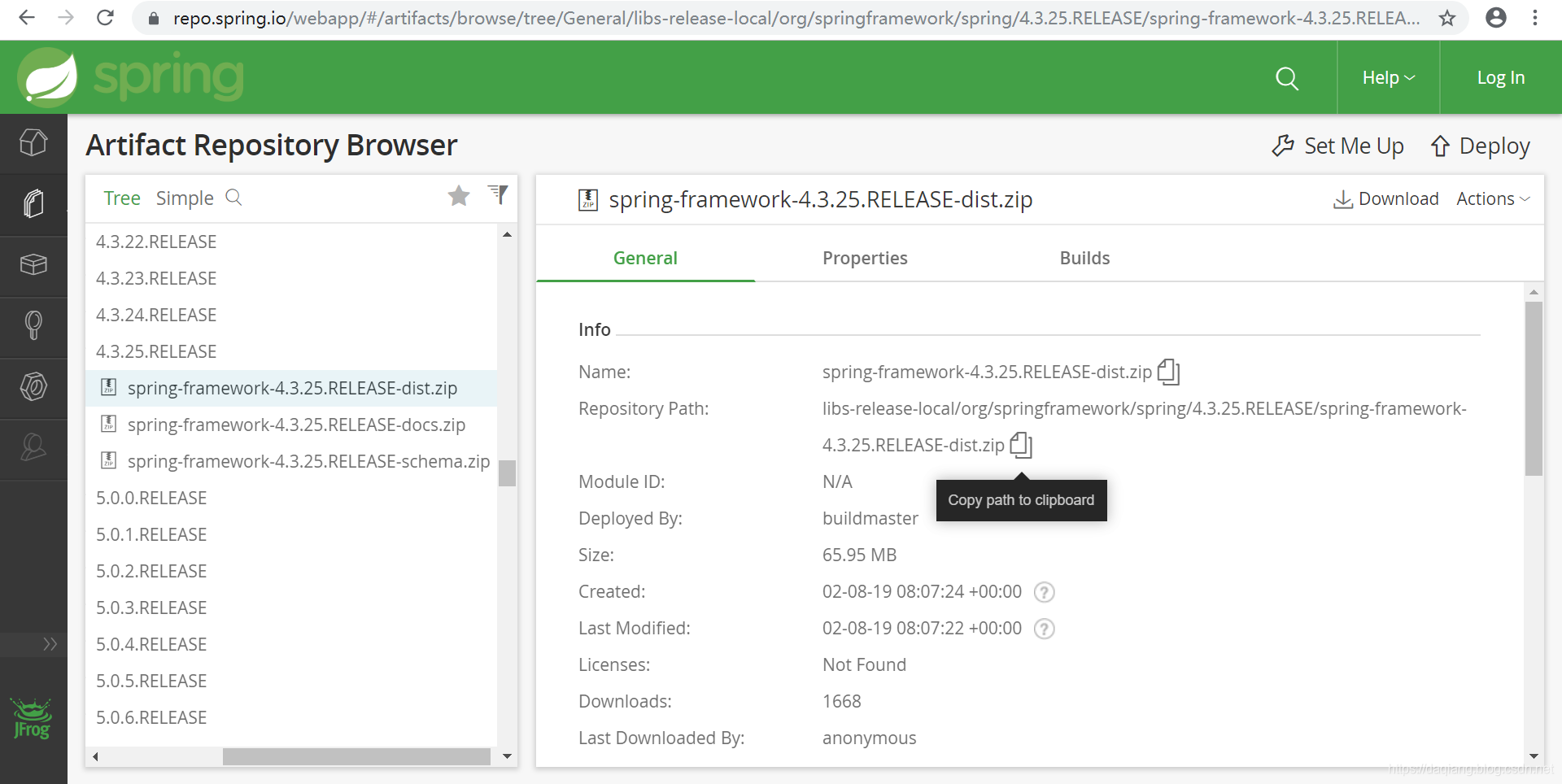 从Spring官网下载Spring4.3.25.RELEASE_spring4.3.26 下载-CSDN博客