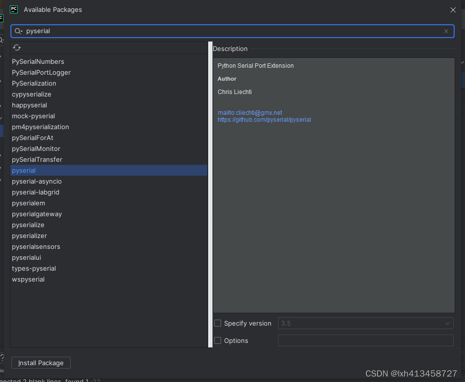 pip安装pyserial，pycharm找不到_pip安装的库在pycharm里没有-CSDN博客
