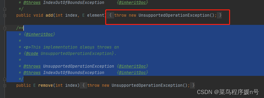记一次java.lang.UnsupportedOperationException异常_unsupportedoperationexception: random access not e ...