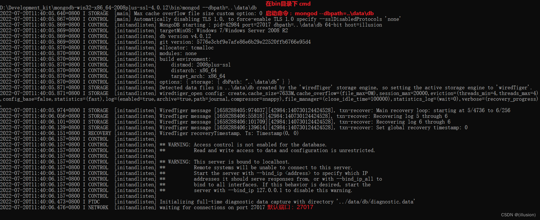 MongoDB windows / Linux安装 (1)_mongo linux启动-CSDN博客