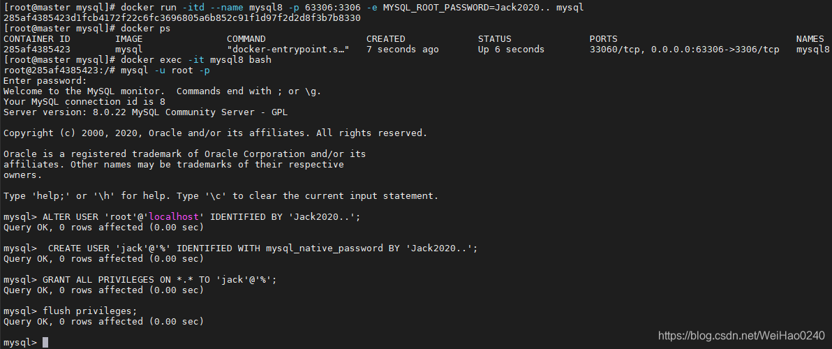 Docker 安装 MySQL8.0-CSDN博客
