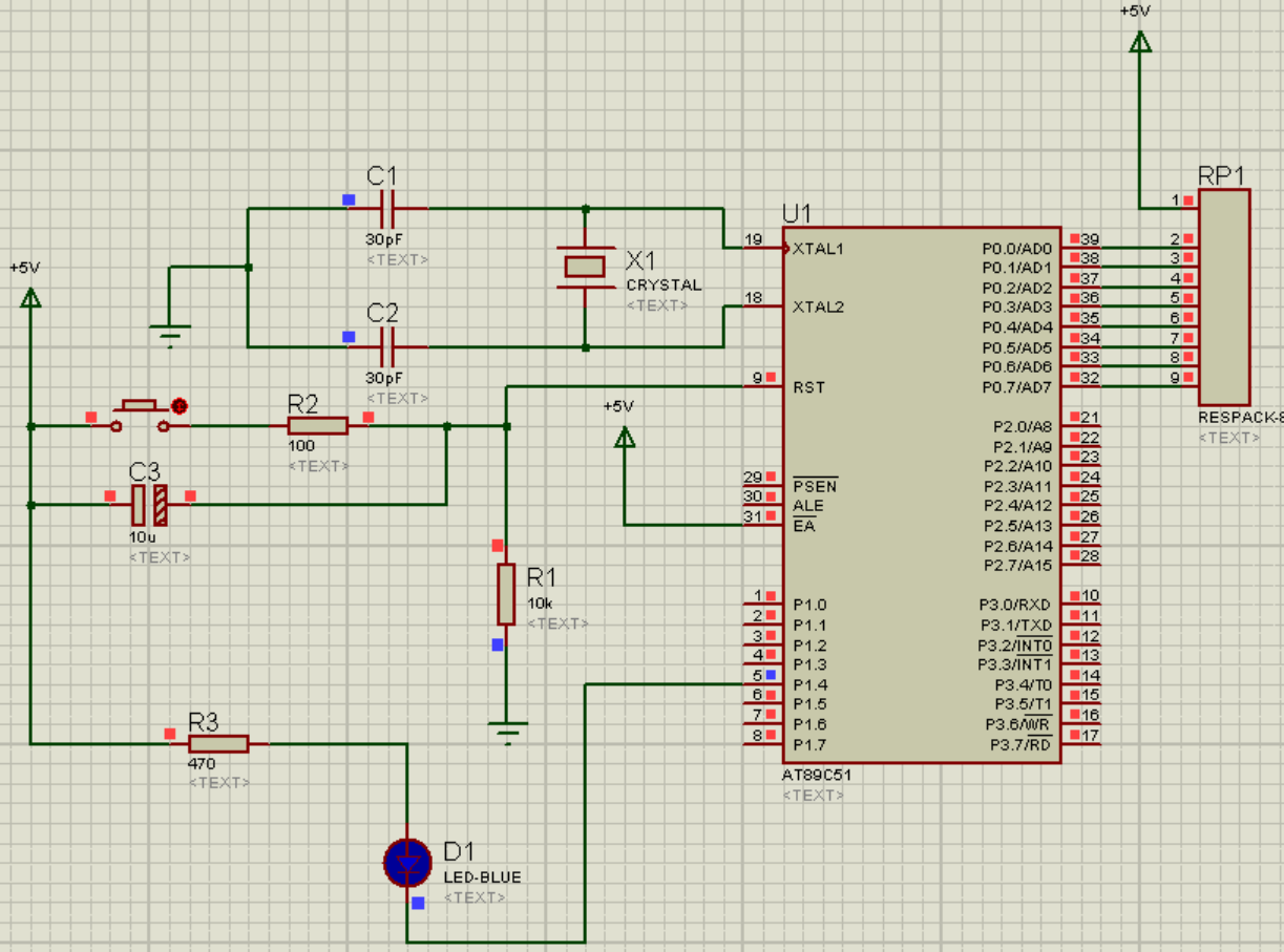 AT89C51单片机LED灯控制-CSDN博客