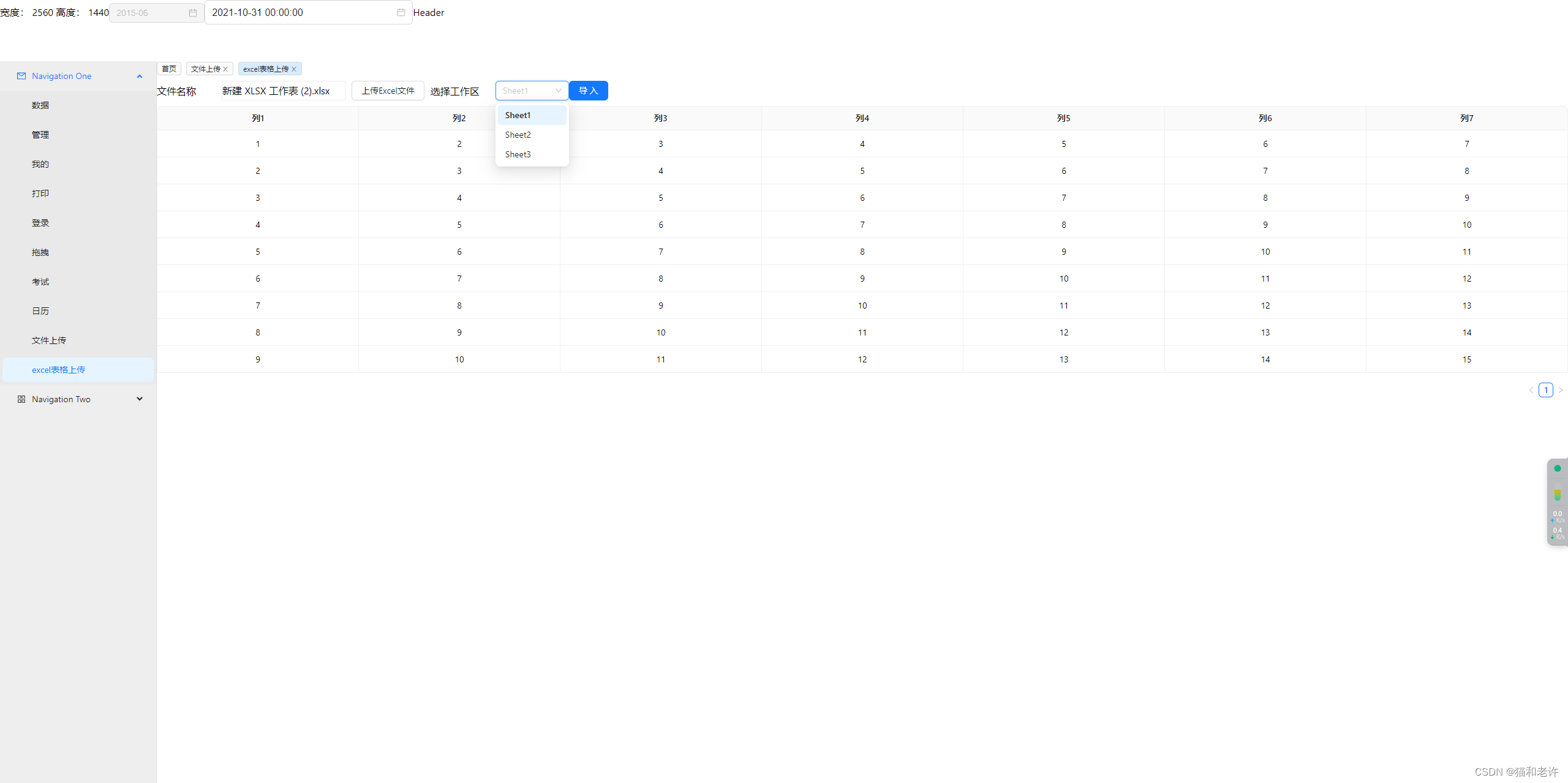 React导入xlsx、xls文件 读取内容 渲染表格（可编辑）_react xlsx-CSDN博客