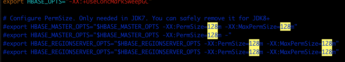 Java HotSpot(TM) 64-Bit Server VM warning: ignoring option MaxPermSize=128m; support was removed ...