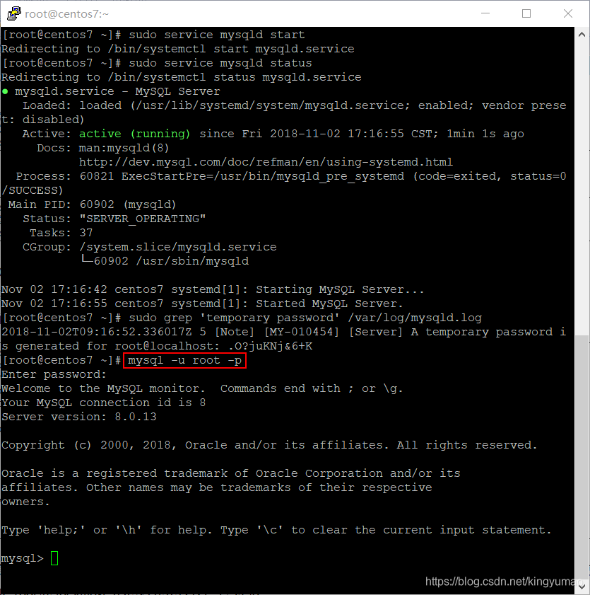 CentOS环境搭建 - 在CentOS7.5中安装Mysql8.0_centos mysql 5 和 mysql 8-CSDN博客