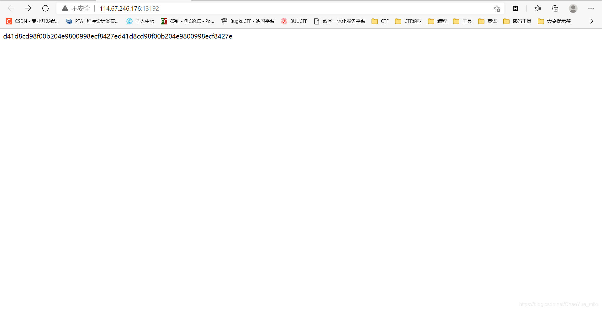 Bugku CTF web16（Web）_md5(key1)==md5(key2) && key1!=key2-CSDN博客