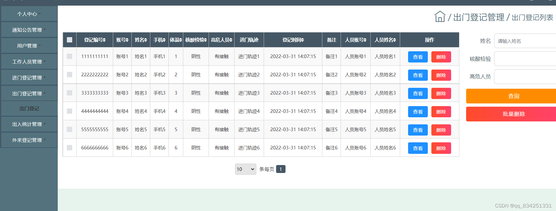 Java毕设项目——校园出入管理系统(java+SSM+Maven+Mysql+Jsp)-CSDN博客