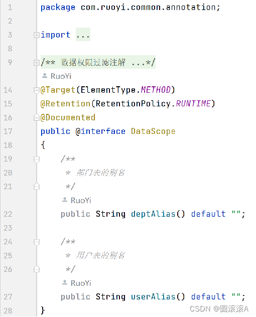 Ruoyi | AOP 类DataScopeAspect 的分析_若依datascope-CSDN博客