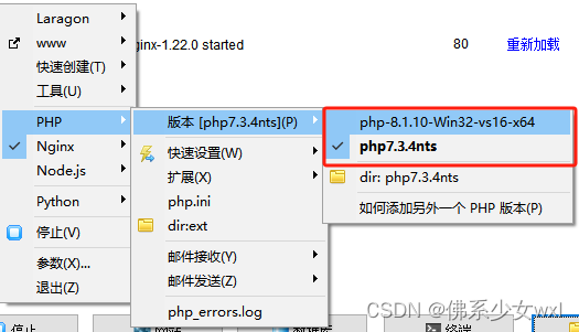 教程：Laragon下载安装到访问项目网站-CSDN博客