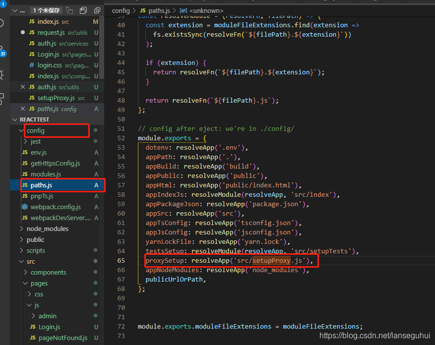 react使用axios以及设置代理(http-proxy-middleware)_createproxymiddleware ...