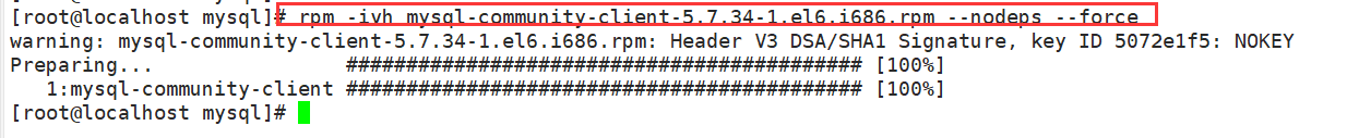 在Linux中安装MySQL报错“error: Failed dependencies: mysql-community-libs(x86-32) ＞= 5.7.9 is needed by ...
