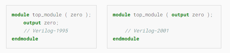 verilog练习：hdlbits网站上的做题笔记（1）_we want to assign 1 to the output one.-CSDN博客