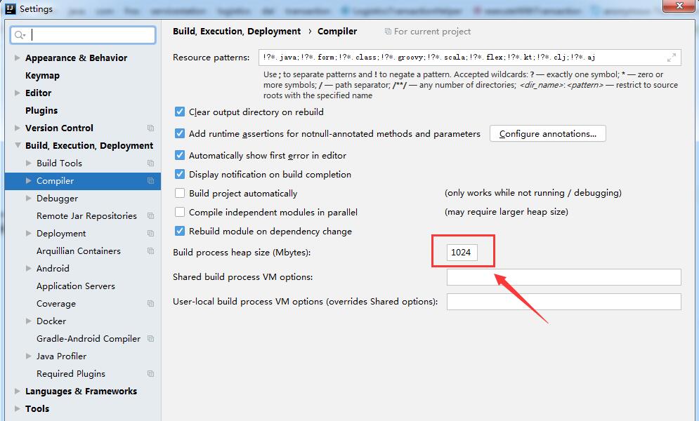 Error:java: Compilation failed: internal java compiler error ...