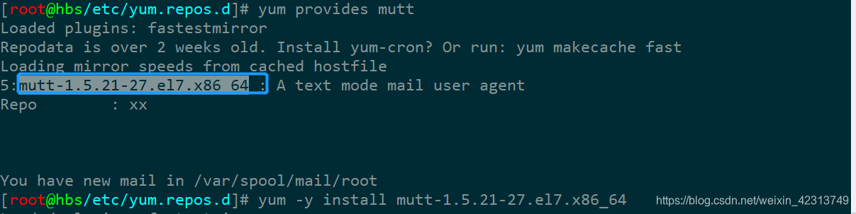 Centos 7 如何关闭提示(You have new mail in /var/spool/mail/root)_centos you have new mail-CSDN博客