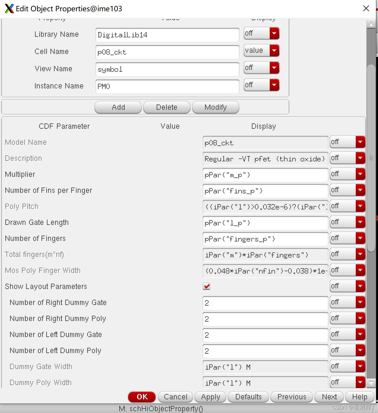 参数配置与符号显示：从Schematic到CDF-CSDN博客