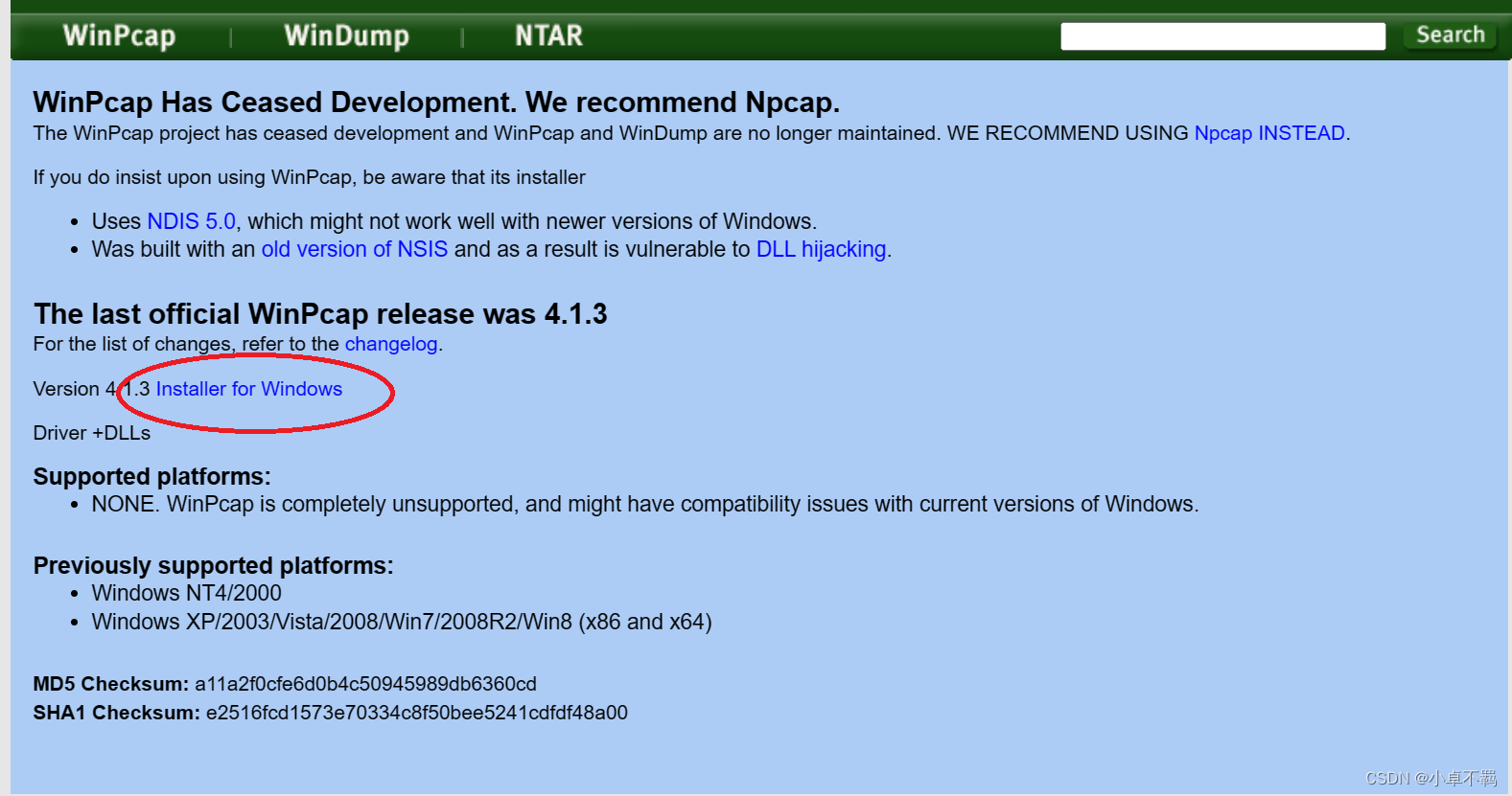 【报错合集】完美解决Failed to create the npcap service: 0x8007007e. Please try installing Npcap again ...