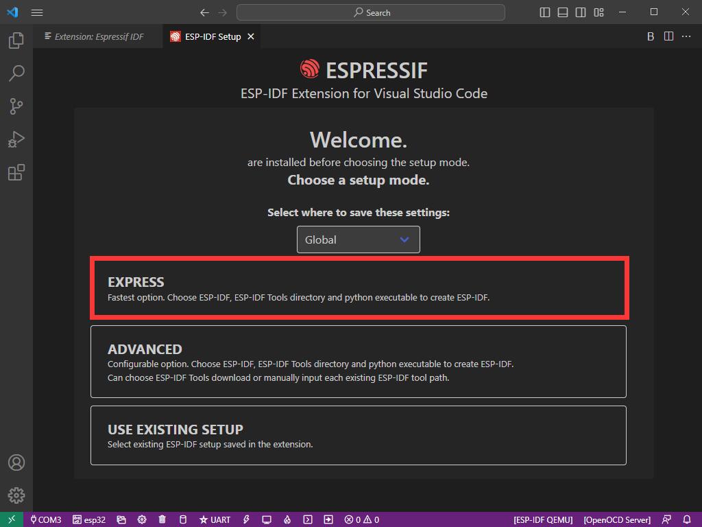 如何在VSCode搭建ESP-IDF开发ESP32_vscode esp-idf-CSDN博客