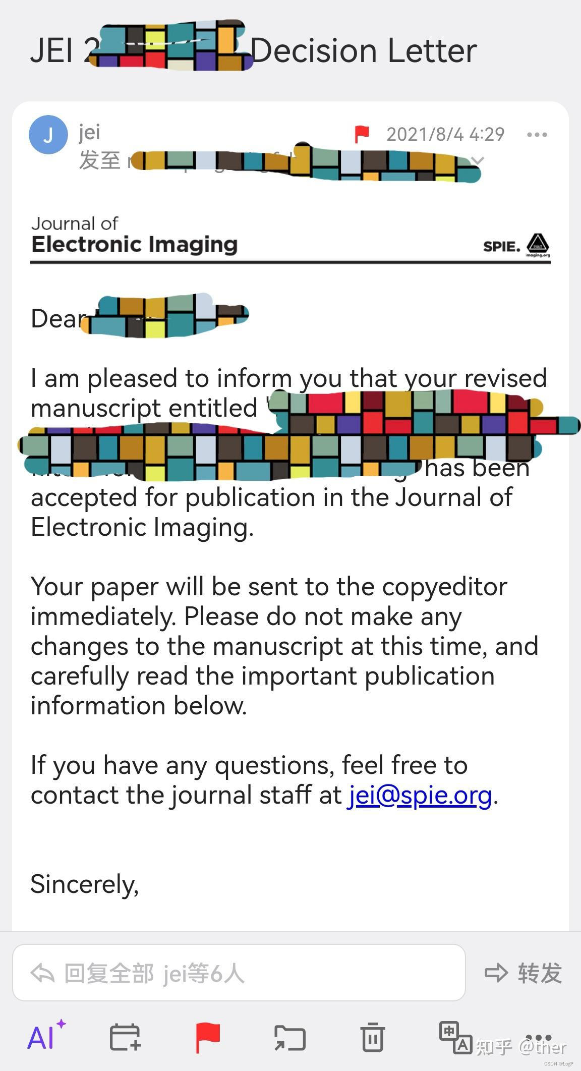 人生第一篇 SCI-Journal of Electronic Imaging (JEI) 投稿分享-CSDN博客
