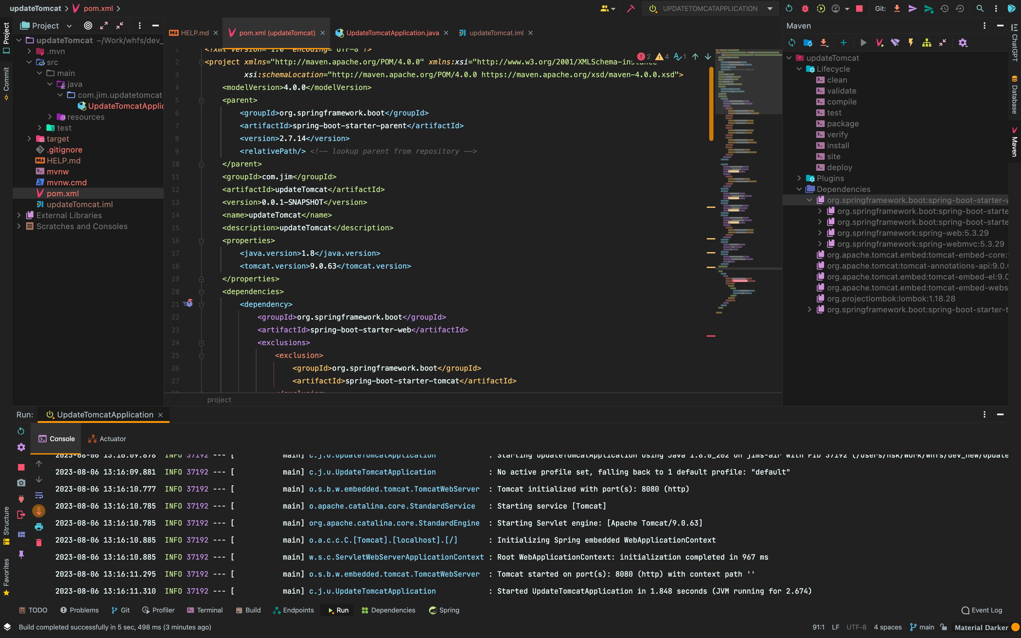 SpringBoot 升级内嵌Tomcat_springboot升级tomcat-CSDN博客